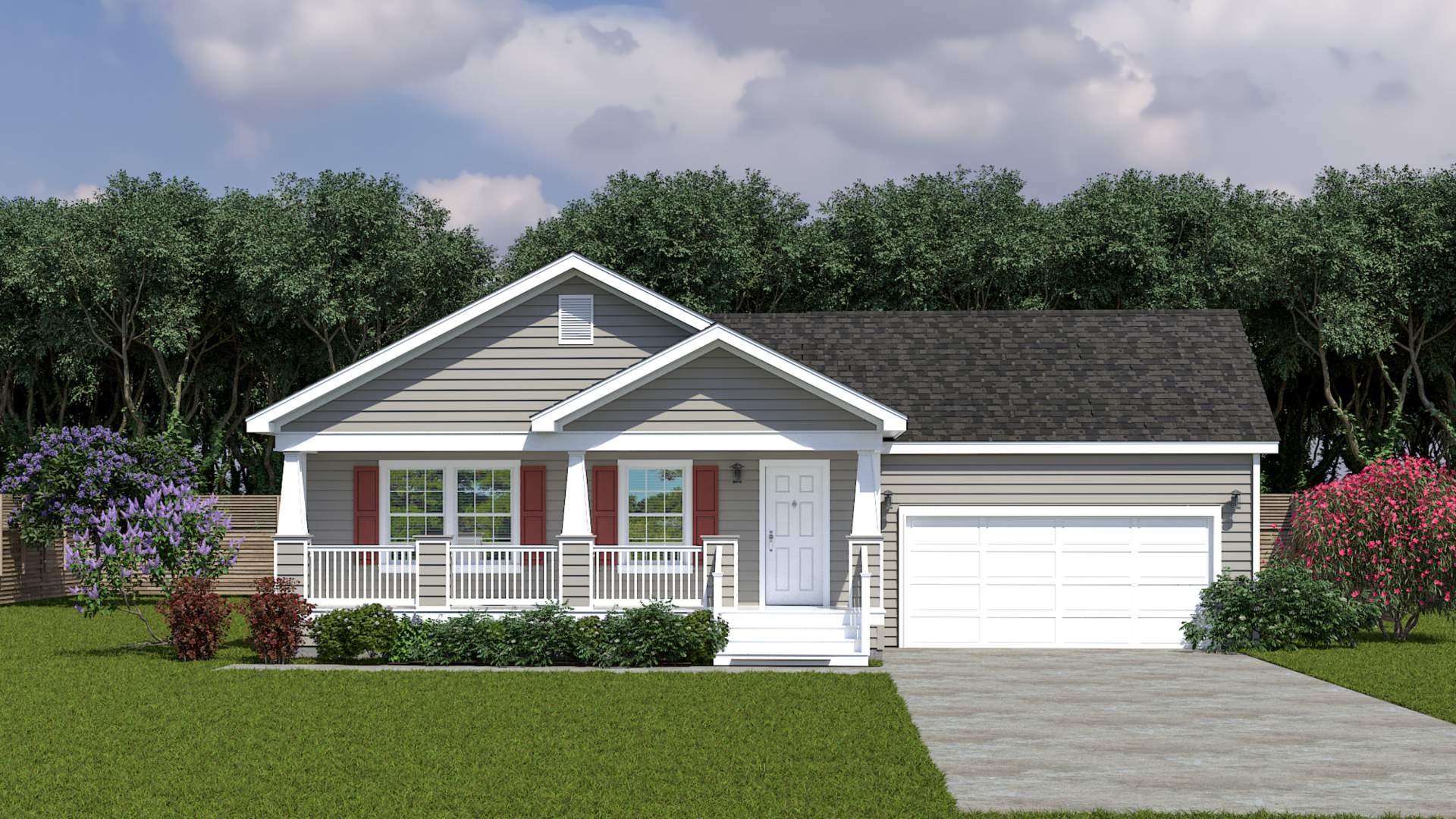 Prefab Cottage Series Homewood 8018-64-3-30 from Express Manufactured Homes